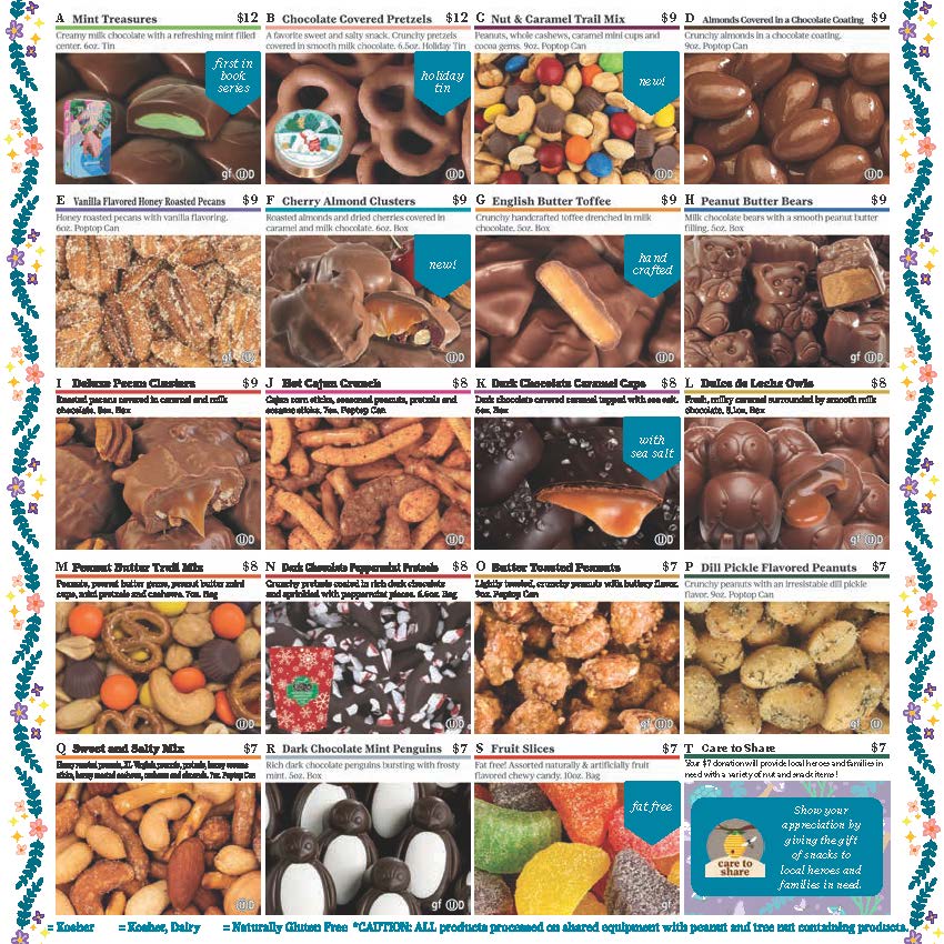 This year's product card for Fall Product Program.